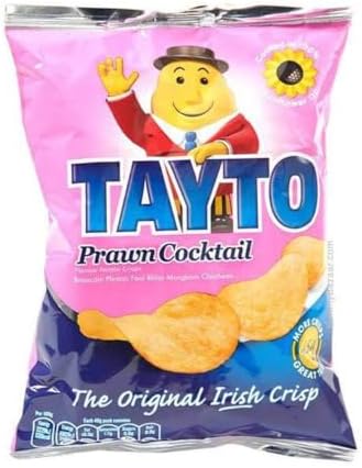 Amazon.com: Tayto Prawn Cocktail Flavour Potato Crisps from Ireland 8 packs