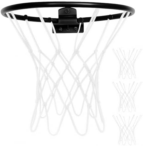 Amazon.com : Mini Basketball Net Replacement - 3 Pack 8 Loop Small ...