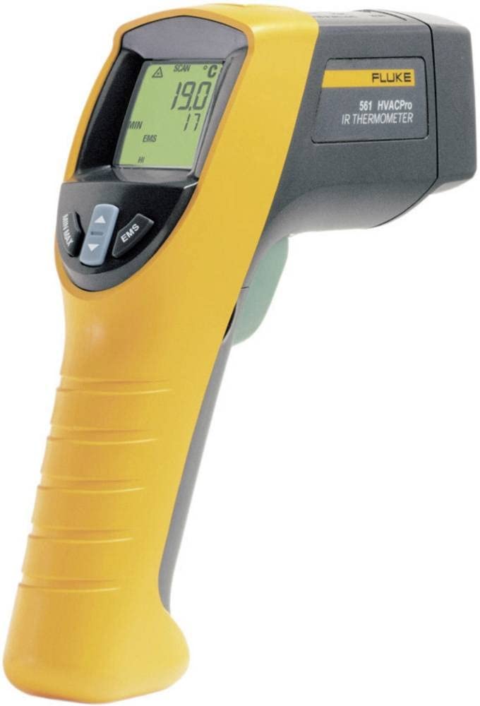 Fluke 561 HVAC Pro Infrared Thermometer, 2 AA Battery,-40 to Plus 1022 ...