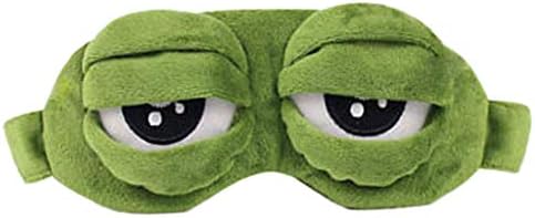 Xrten Cartoon Frog Eye Mask for Sleeping,Frog Travel Eye Patch – BigaMart