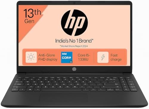 HP 15, 13th Gen Intel Core i5-1334U Laptop(16GB DDR4, 512GB SSD), 15.6"/39.6cm,FHD,Win 11,Office ...