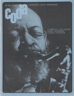 Coda [Canada's Jazz Magazine], April 1976, Issue 146: John Norris ...