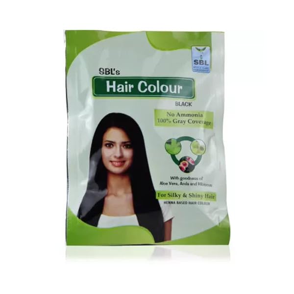 HAIR COLOR BLACK 8X2 GM SBL (pack of 2) : Amazon.in: Beauty