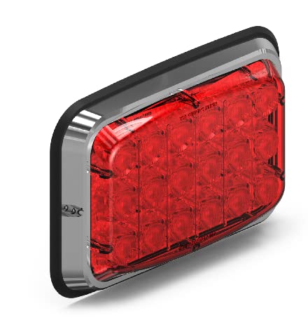 Feniex Spot Lux 6x4 Red LED with Red Lens low profile aftermarket ...