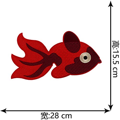 Fish Patch Iron Sew On Embroidered Badge Embroidery