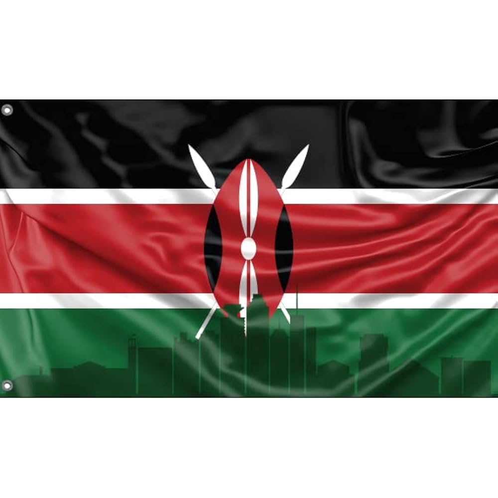 Kenya S Flag Flag Map Of Kenya | Free Vector Maps