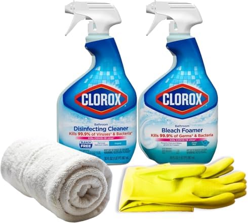 Amazon.com: CLOROX Bathroom Disinfecting Cleaner, Original, Spray ...