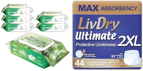 Amazon.com: LivDry Ultimate XXL 44 Count Adult Incontinence Underwear ...