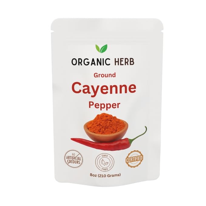 Amazon.com: Organic Cayenne Pepper, 8oz, Pure, USDA Certified, NON-GMO ...