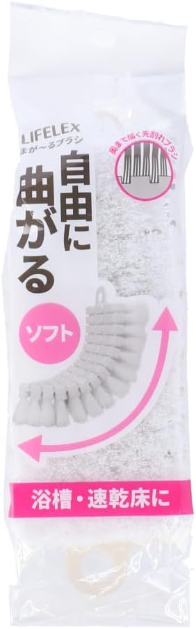 Amazon｜コーナン オリジナル LIFELEX LLまが～るブラシソフト WEL21-8036 約幅62×奥行170×高さ40mm｜浴室掃除用ブラシ オンライン通販