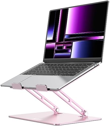 Amazon.com: Aoviho Laptop Stand Holder - Adjustable Desk Laptop Riser ...