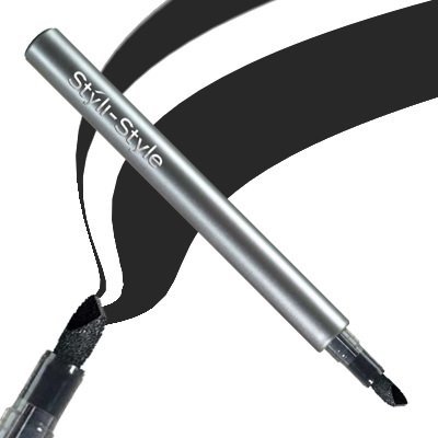 Amazon.com : Styli Style Flat Liquid Liner, Black, 0.0313 Packages ...