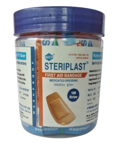 Buy steriplast medicated bandage first aid tape Online at Low Prices in ...