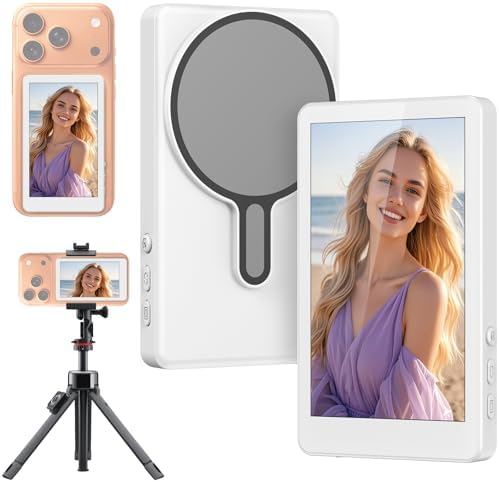 Amazon.com: Selfie Monitor Screen Phone- Magnetic Phone Vlog Back ...