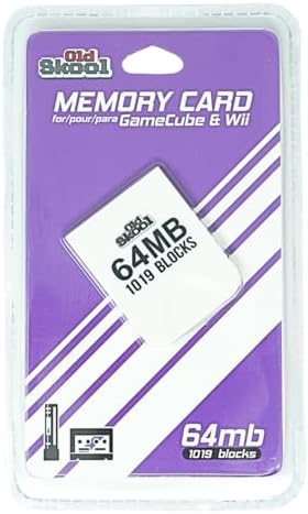 Amazon.com: Old Skool 64MB Memory Card Compatible with Gamecube and Wii ...