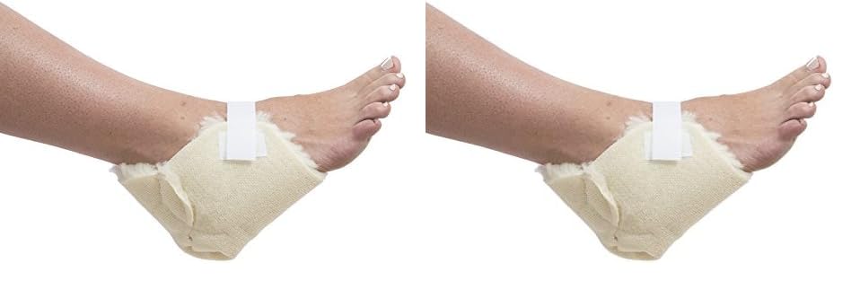 Amazon.com: Essential Medical Supply Sheepette Heel Protectors (Pack of ...