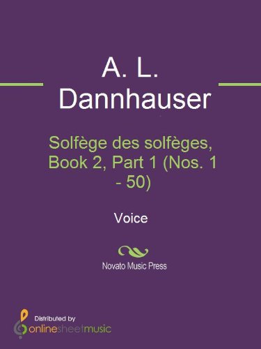 Amazon.com: Solfège des solfèges, Book 2, Part 1 (Nos. 1 - 50) eBook ...