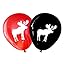 Amazon.com: Moose Balloons (16 pcs) by Nerdy Words (Red) : Home & Kitchen