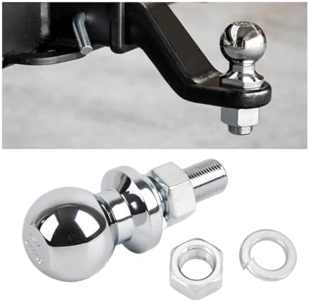 JNNJ Universal Trailer Hitch Ball - Heavy Duty 50mm Coupling Bar for ...