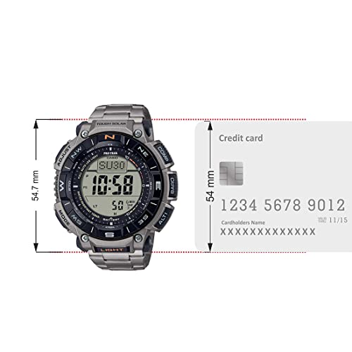 Buy Casio Digital Grey Dial Men's Watch-PRG-340T-7DR at Amazon.in
