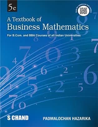 Textbook of Business Mathematics 5e,a : Buy Online at Best Price in KSA ...