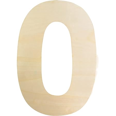 Amazon.com: Wooden Letters O Large Wooden Letters 12 Inch Unfinished ...