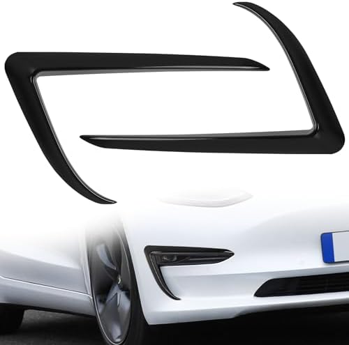 Amazon.com: AUTOSAVER88 Fog Light Trim Compatible with Model 3 Fog ...