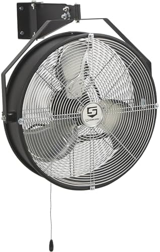 Amazon.com: Strongway Garage Bay Fan - 18in. Dia. 1/2 HP, 3300 CFM ...