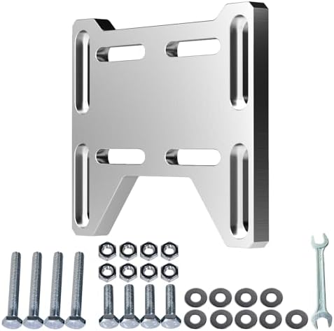 Amazon.com: JNDO Aluminum Motor Engine Mount Adapter Bracket Plate for ...