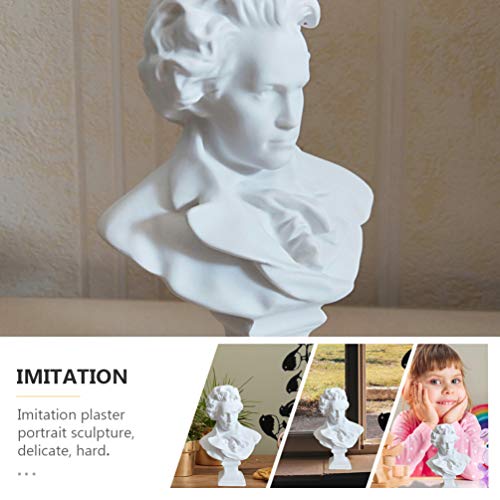 EXCEART Beethoven Bust Statue Classical Music Composer Bust Figurines ...