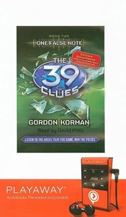 One False Note: Library Edition (The 39 Clues): Korman, Gordon, Pittu ...
