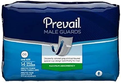 Amazon.com: Prevail Male Incontinence Guards, Maximum Absorbency, 14 ...