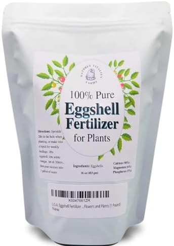 Amazon.com : Natures Vitality Farms Eggshell Fertilizer Powder, 1 Pound ...