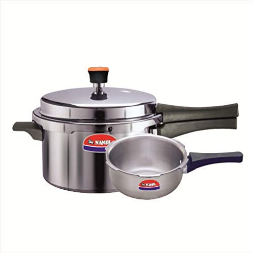 Buy Nandi Super ISI Marked Pressure Cooker Combo with 3 MM Gauge Online ...