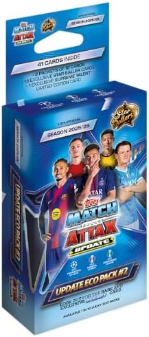 Topps UCC Match Attax 2025/26 - Update Eco Pack #2 - Star Ballers ...