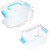 Amazon.com: BTSKY 8 Pack Small Clear Plastic Storage Containers-4.5x3 ...