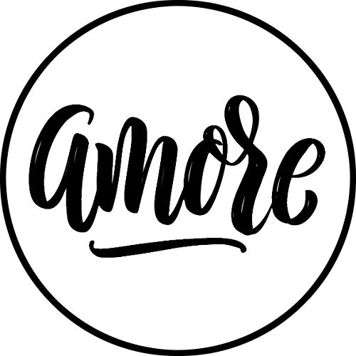 Pretty Simple Black Cursive Calligraphy Art Icon Vinyl Sticker (4" Tall ...