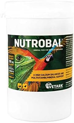 Nutrobal Calcium & Vitamin D3 & Mineral Supplement for Birds & Reptiles ...