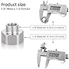 Amazon.com: 4PCS Faucet to Hose Adapter Water Line Adapter, 1/2 Female ...