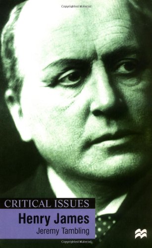 Henry James (Critical Issues): Tambling, Jeremy: 9780312228873: Amazon ...