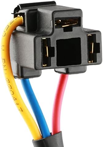 2 x H4 Headlight Bulb Holder Sockets, Pre-Wired 3 Pin Connector ...