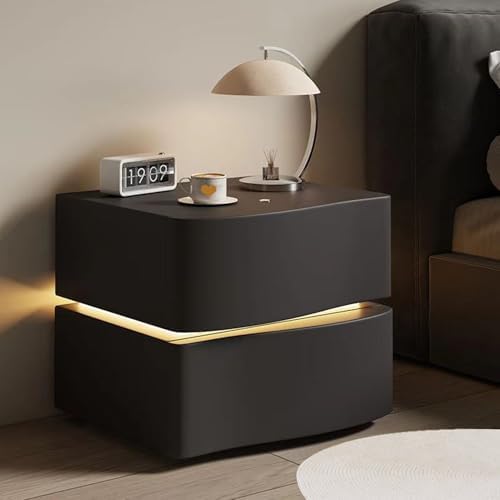 Amazon.com: homary Smart Night Stand with Wireless Charging Station ...