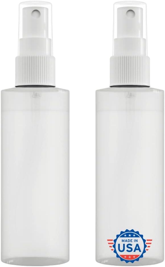 Amazon.com: JND Plastic Spray Bottle Fine Mist 4 Oz – Refillable ...