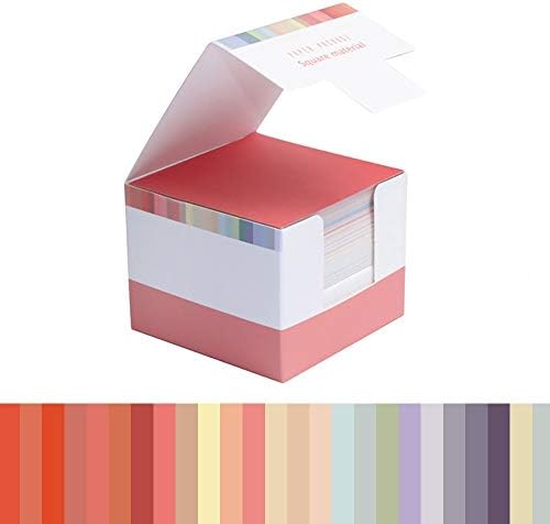 Amazon.com : Non-Sticky Notes Blank Memo Bright Colorful Note Cube Not ...