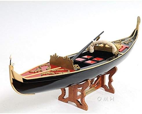 Amazon.com: Old Modern Handicrafts Venetian Gondola Collectible : Arts ...