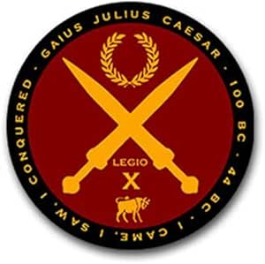 Aufkleber/Sticker Gaius Julius Caesar Cäsar Rom Römer Latein Zitat ...