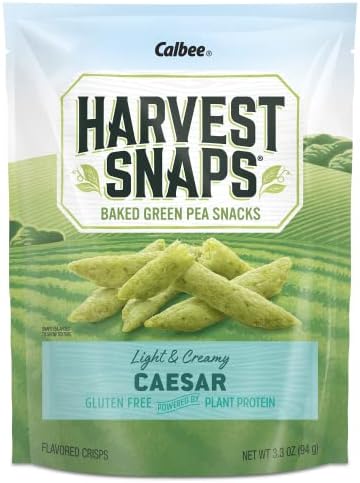 Amazon.com: Harvest Snaps Veggie Chips (Green Pea Snack Crisps Caesar ...