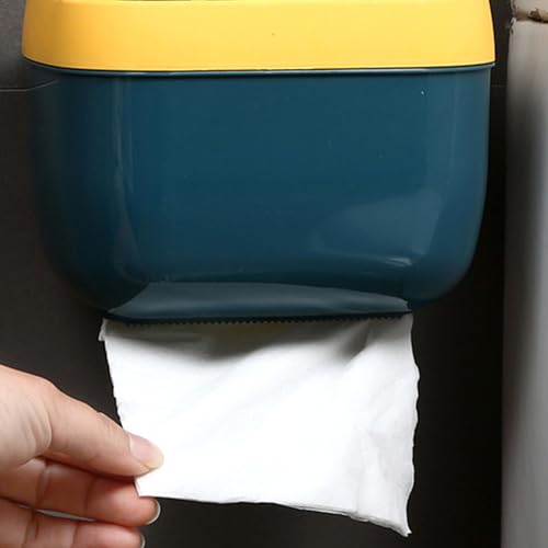 MINGZHE Wall Mounted Tissue Box Organizer Tissue Paper Dispenser Box ...