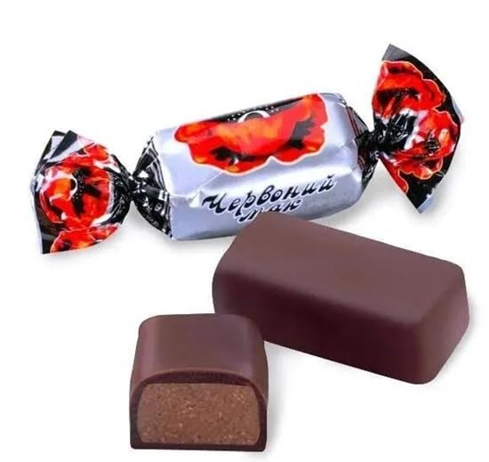 Amazon.com: Ukrainian Chocolate Candy Red Poppy | Chervoniy Mak ...