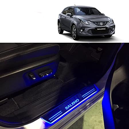 carxen Car Door Foot Step LED Sill Plate with Mirror Finish for ‎Suzuki ...